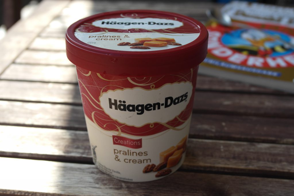 Haagen dazs pralines and cream store